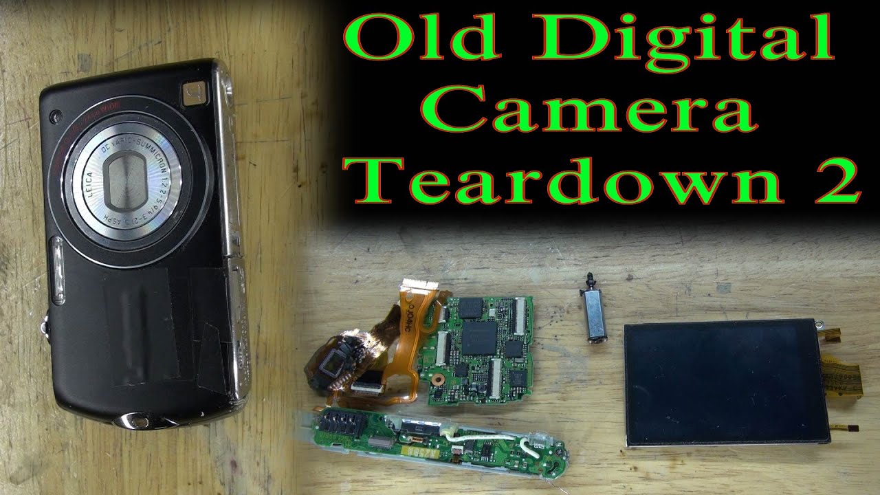 Old Digital Camera Teardown 2 - YouTube