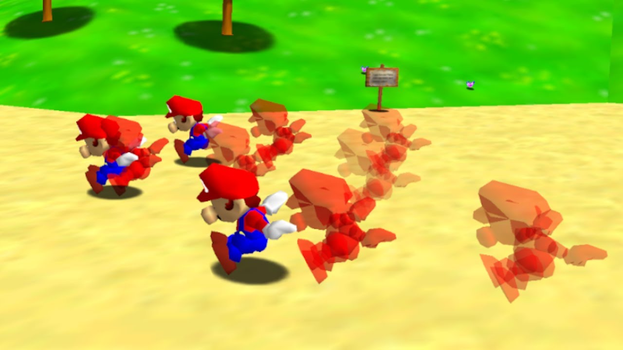 Mario 64 with Celeste Movement with 3 Players - Full Game - YouTube