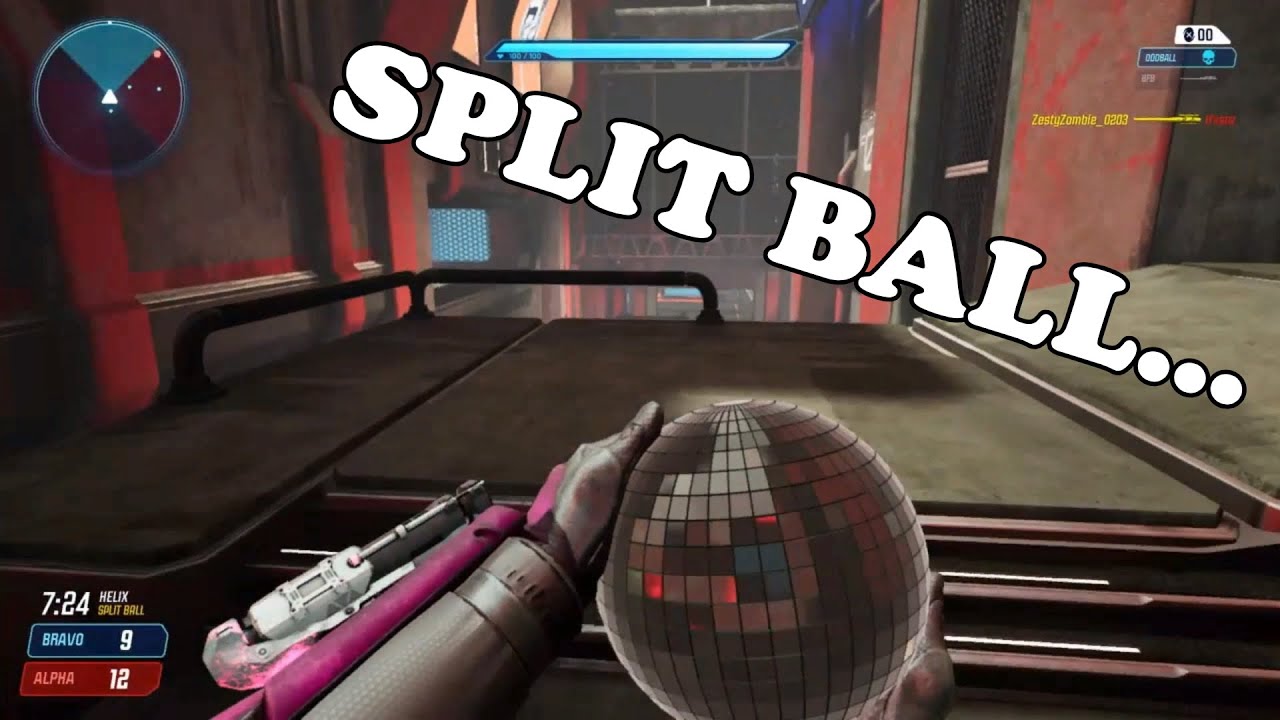 SPLIT BALL is so much fun in Splitgate! - YouTube