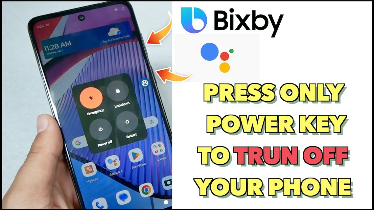 how to disable assistant when press power to turn off your phone for ...