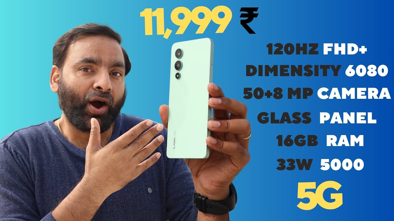 Crazy 5G Phone under 12000 ₹ - Lava Storm 5G Unboxing & Review ! - YouTube
