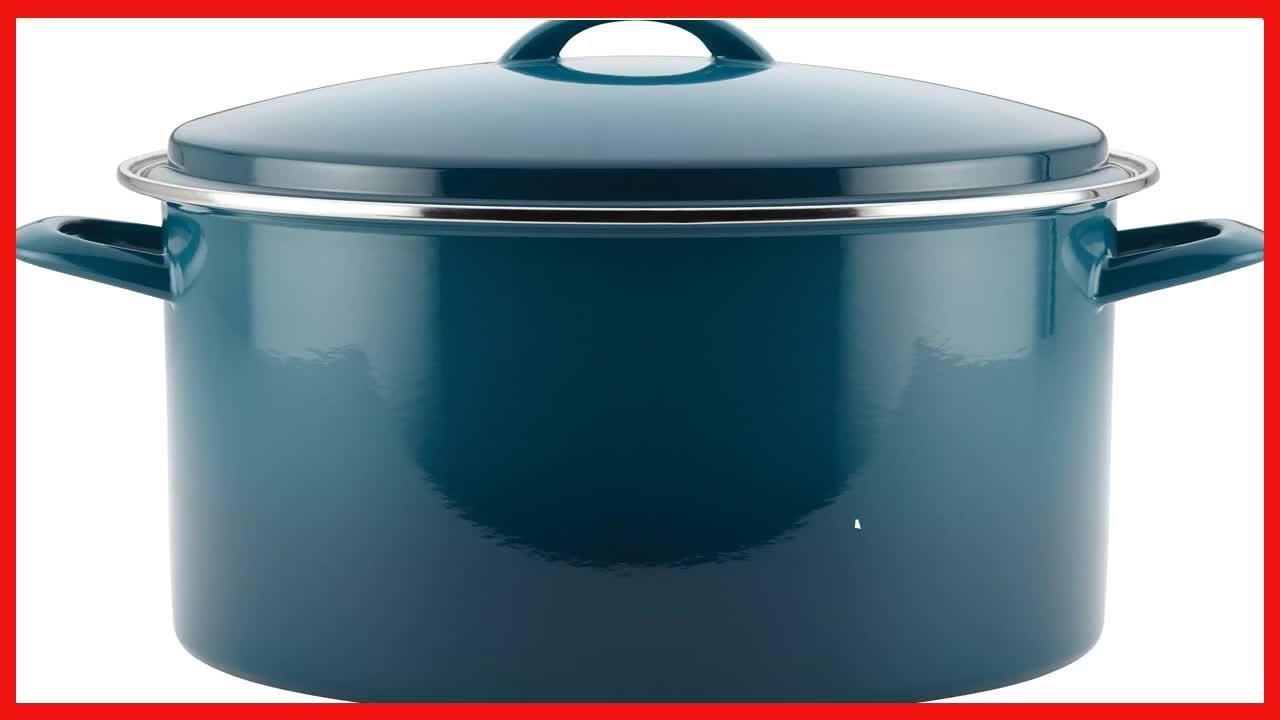 Bon produit - Rachael Ray émail sur acier marmite/marmite avec ...