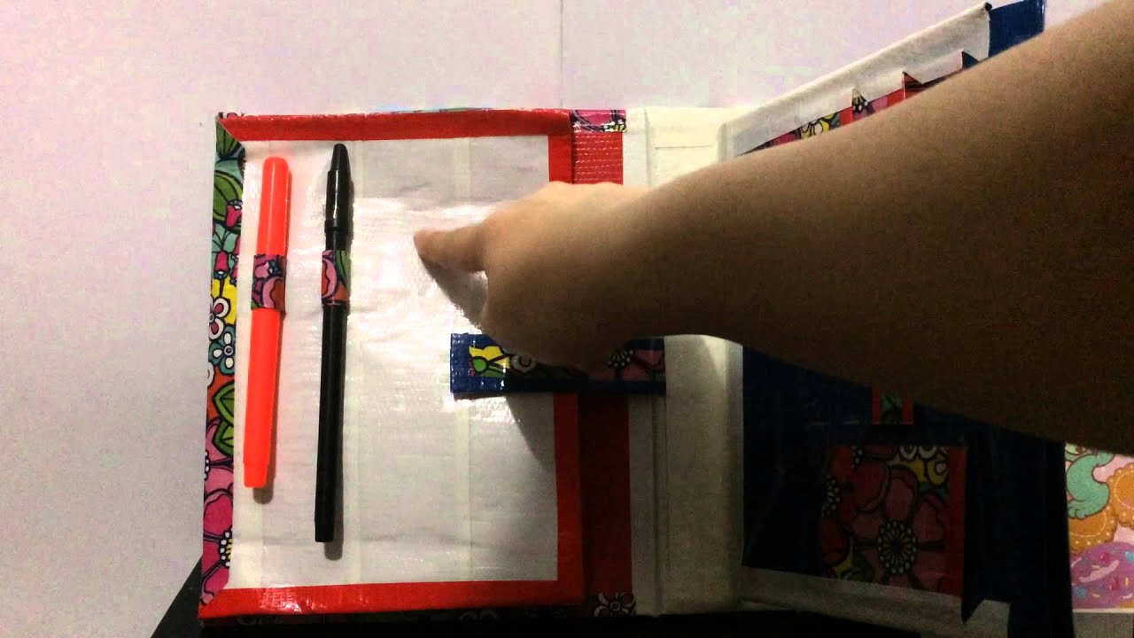 Duct Tape Pocket Locker Loaded (Inspired by Allisonswallets) - YouTube