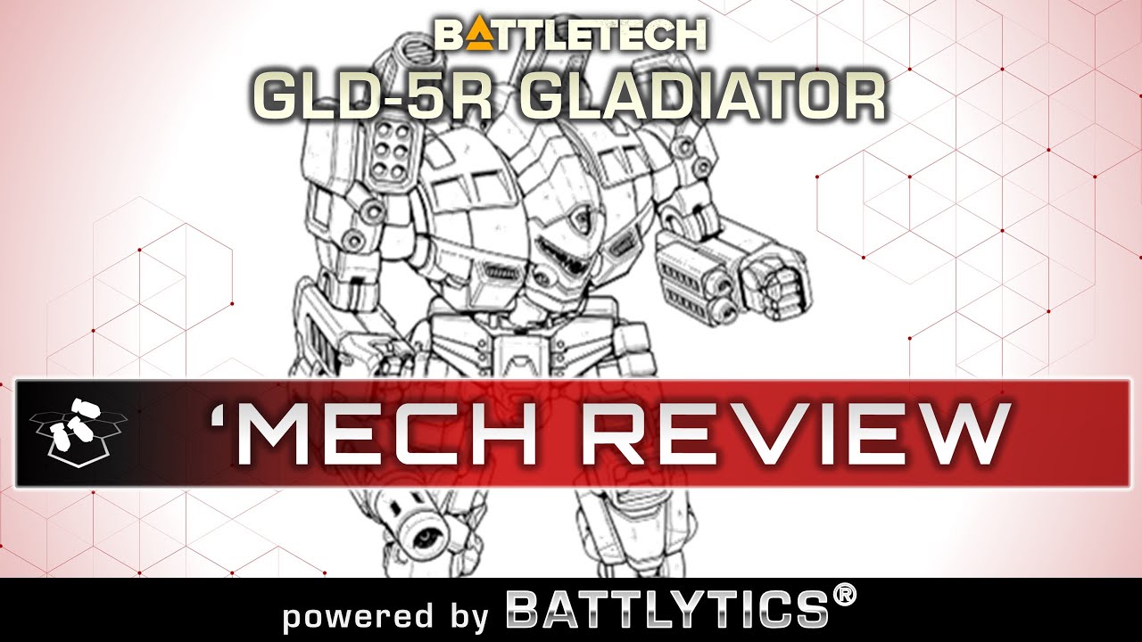BATTLETECH: Gladiator GLD-5R Battlytics | Mech Review | Proliferation Cycle - YouTube