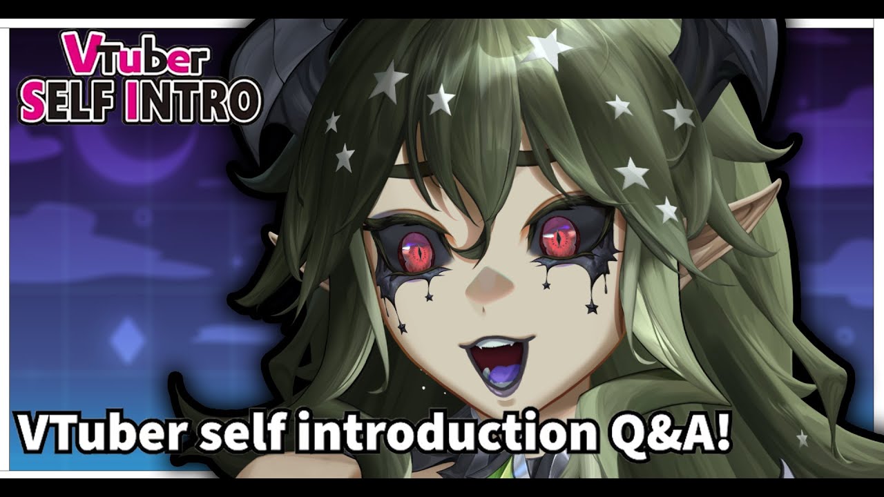 【Self-introduction】Vtuber Self Intro Q&A w/ STAR2D2 - YouTube