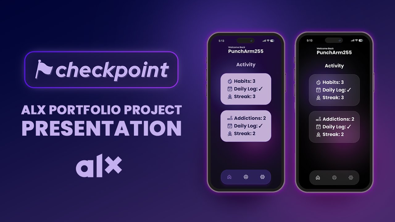 Checkpoint App - #ALX Portfolio Project Presentation - YouTube
