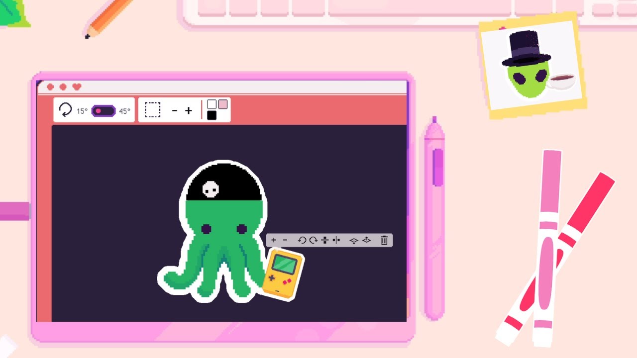 making questionable stickers in sticky business (as usual) - YouTube