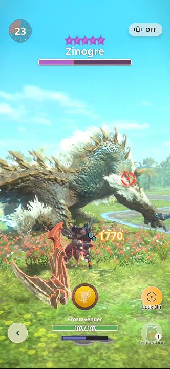 Switch axe vs 10* trail Zinogre #mhnow #monsterhunter #gaming - YouTube