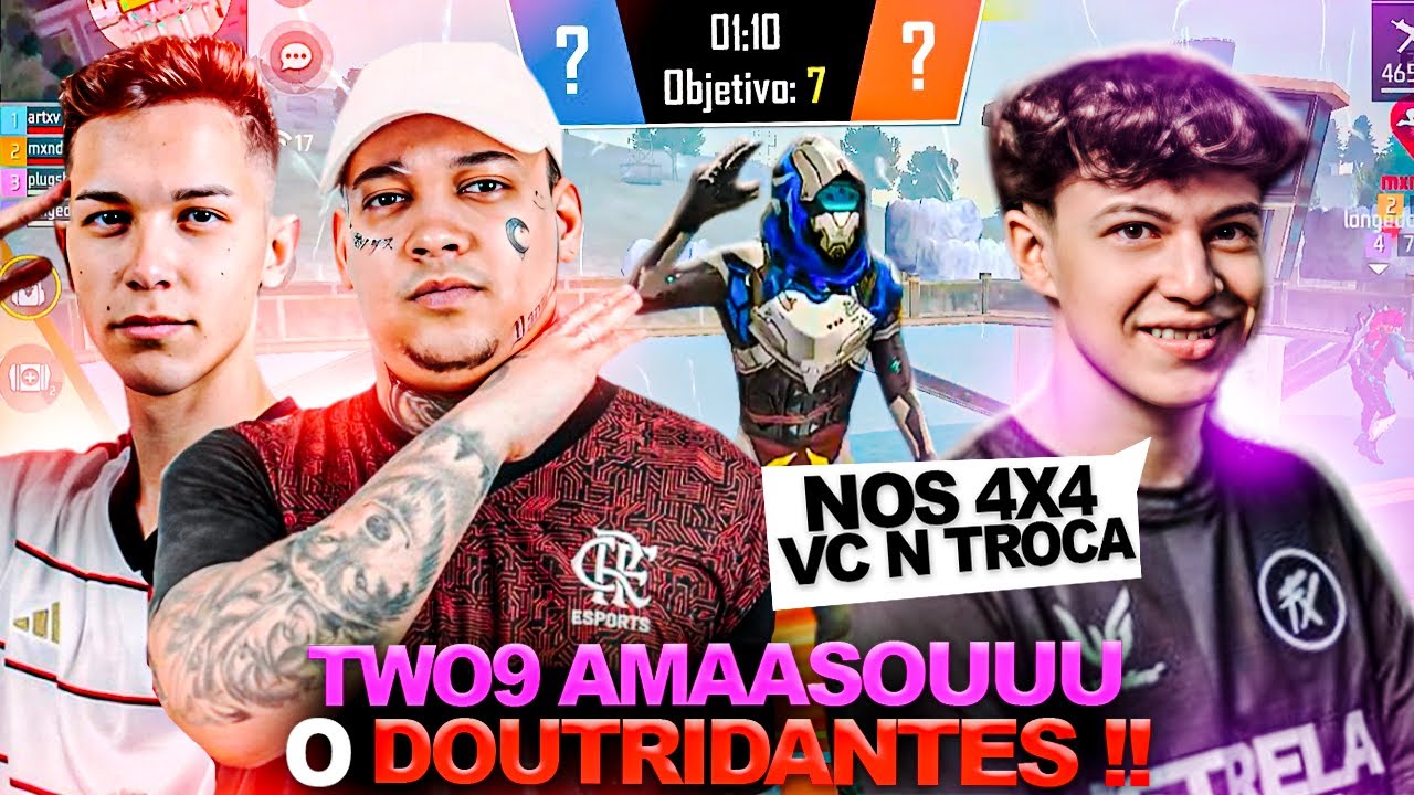 TWO9 LEVOU O TIME INTEIRO DO FLAMENGO E FARPOU O DANTES!!! 4X4 APOSTADO ...