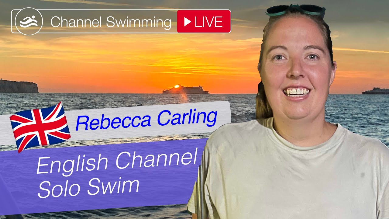 Rebecca Carling English Channel Solo Swim LIVE! Part 3 - YouTube