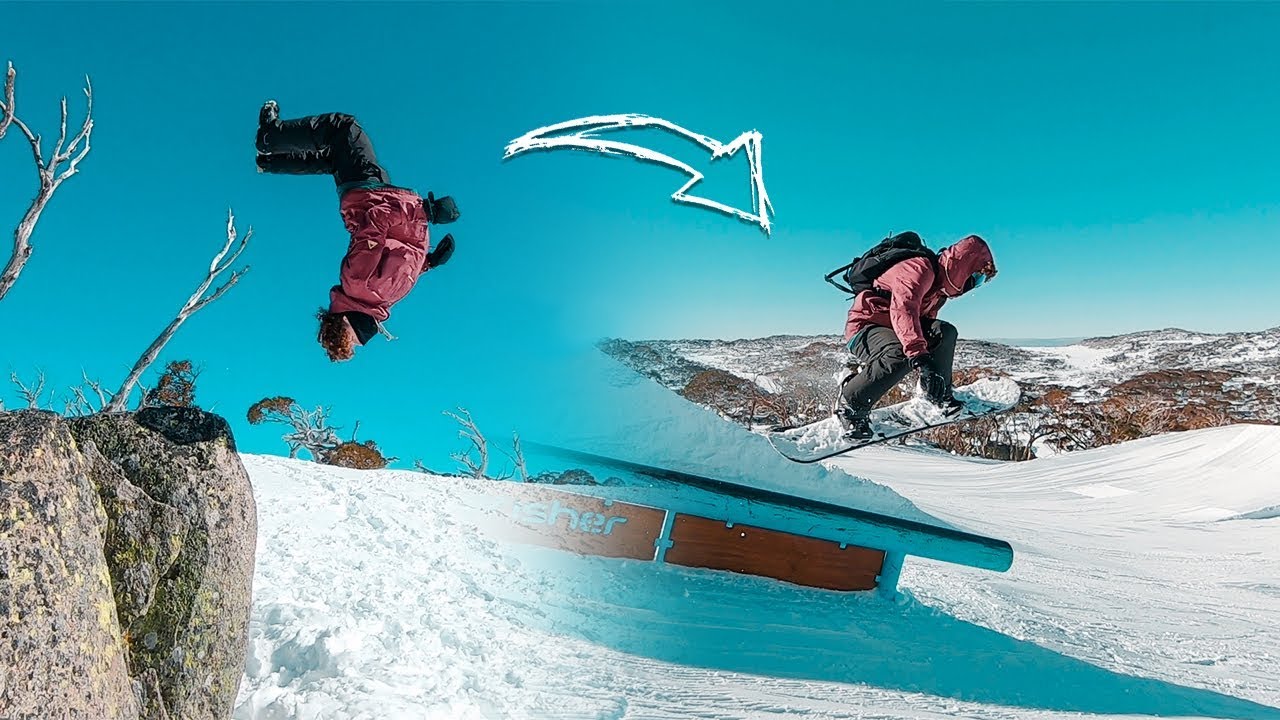FREERUNNER Does BACKFLIP On SNOWBOARD! - YouTube