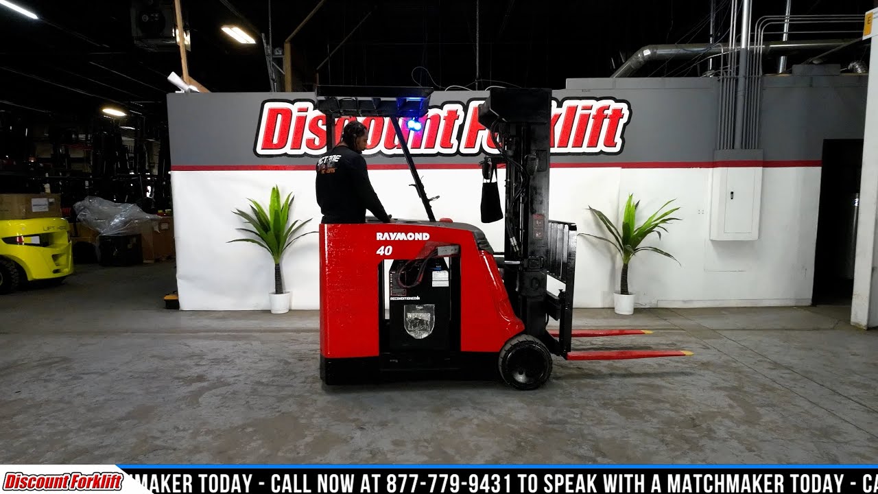 RAYMOND R40-C400M 4,000 lb Electric #1285 - Forklift for Sale - YouTube