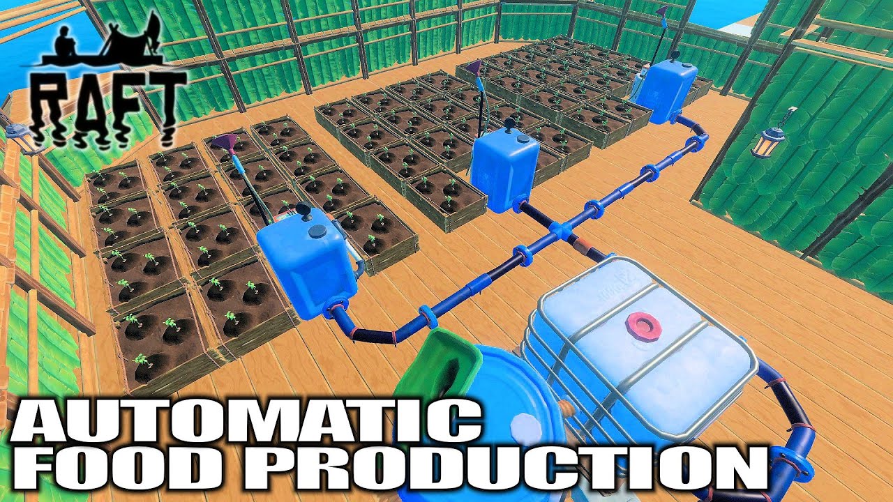 Never Go Hungry Again! MASSIVE FOOD PRODUCTION | Raft Gameplay | Part ...