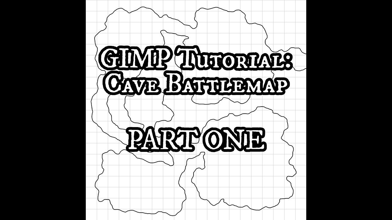 GIMP Tutorial - Cave Battlemap pt. 1 - YouTube