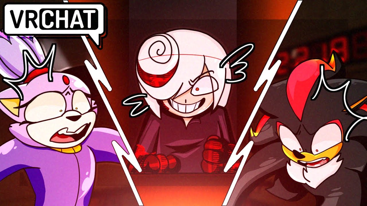 Shadow and Blaze Survive Sages Traps in VRChat Trash Compactor! - YouTube