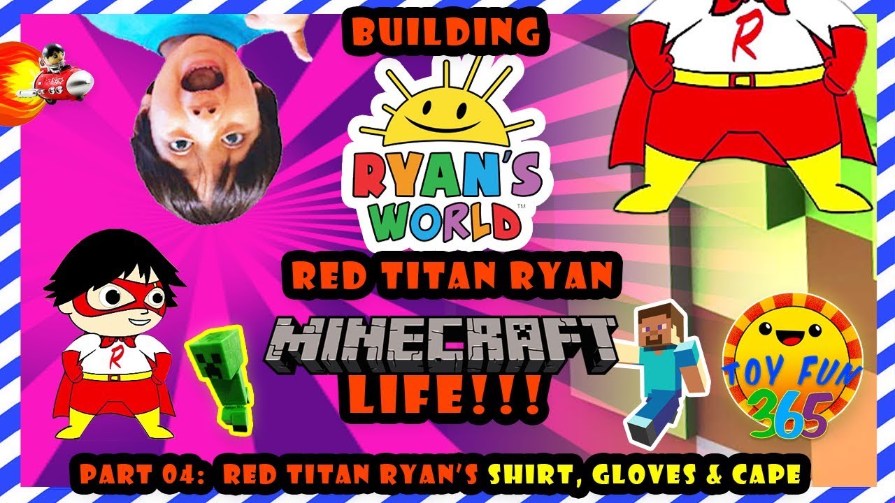 Ryan's World: Red Titan Ryan in Minecraft Life! [Part 04: Red Titan's ...