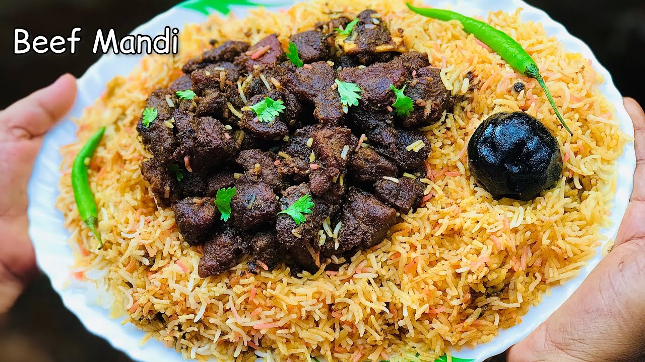 Beef Mandi in cooker|Simple Beef Mandhi|Arabian Mandi|Mandi Recipe ...