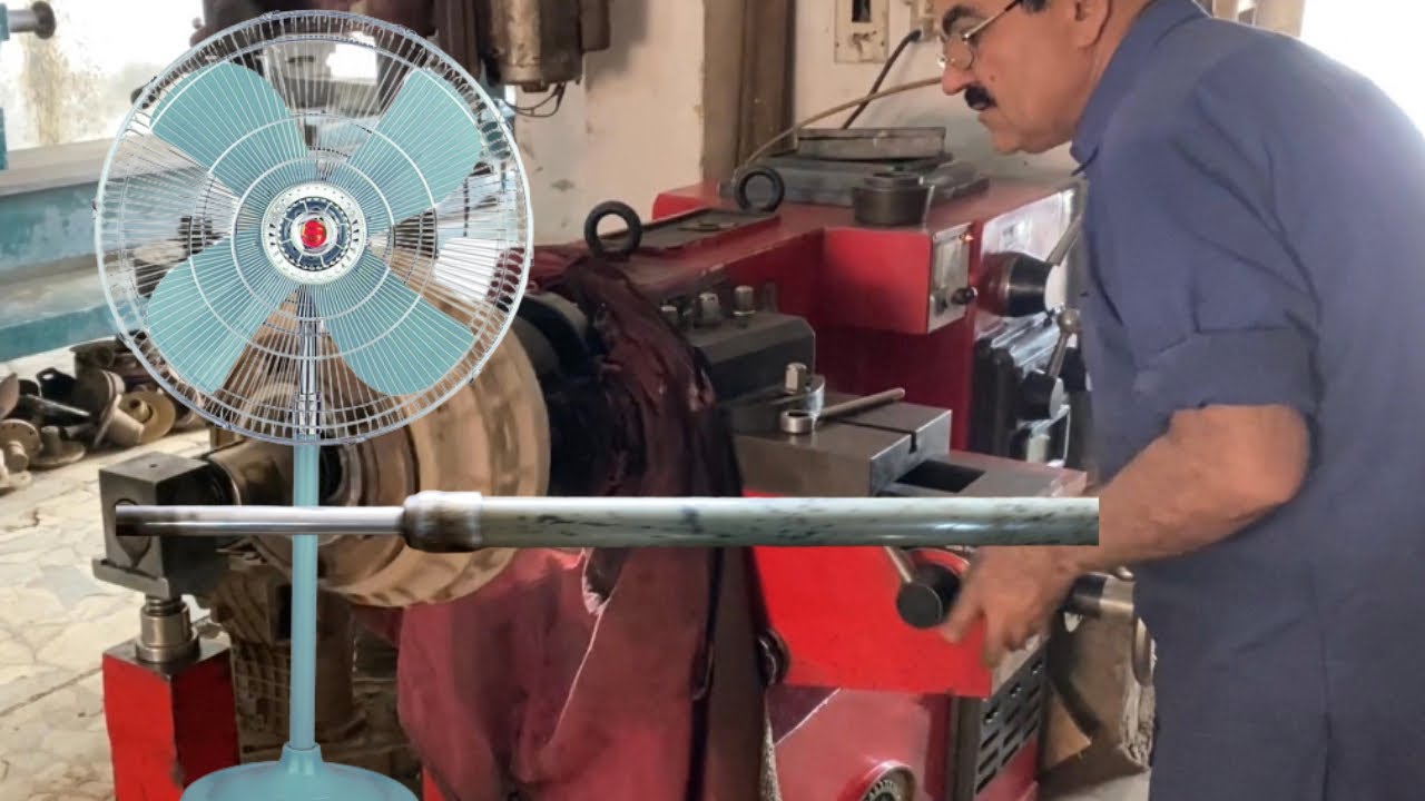 Pedestal fan threads repairing work | pedestal fan repairing |. - YouTube