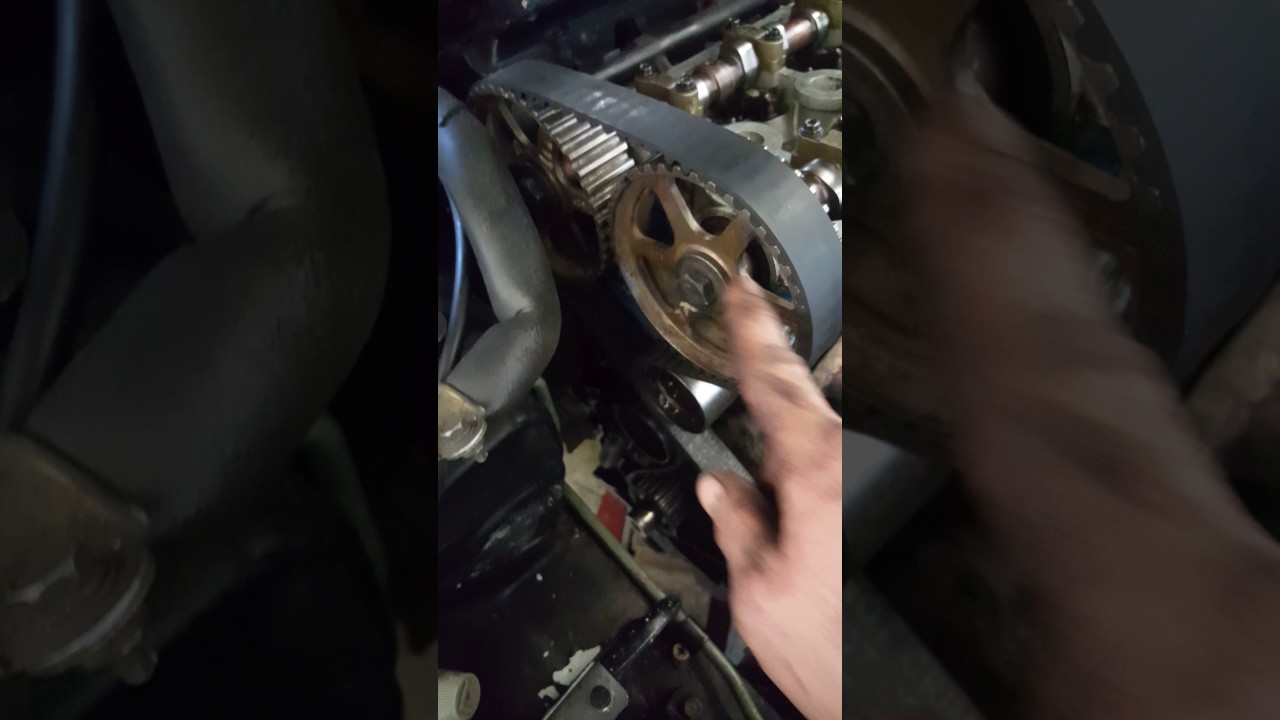 420a timing belt marks - YouTube