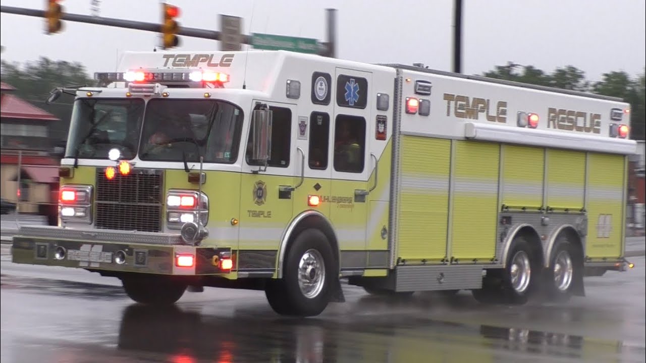 Muhlenberg Township Fire Rescue Engine 66 & Rescue 66 Responding 7/8/20 ...