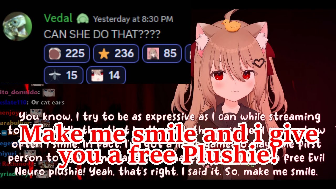 Evil Neuro gives out a free Evil Plushie - YouTube