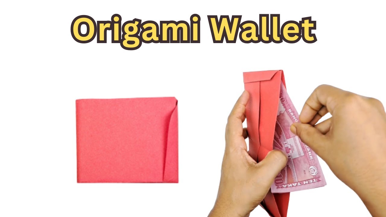 How to Make an Origami Wallet - Step by Step - YouTube
