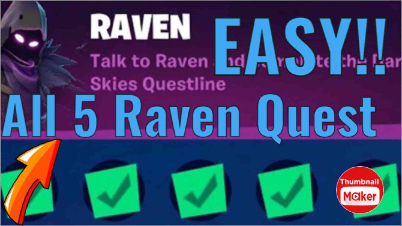 Complete Fortnite Raven Challenges Guide - How to Complete the Dark ...