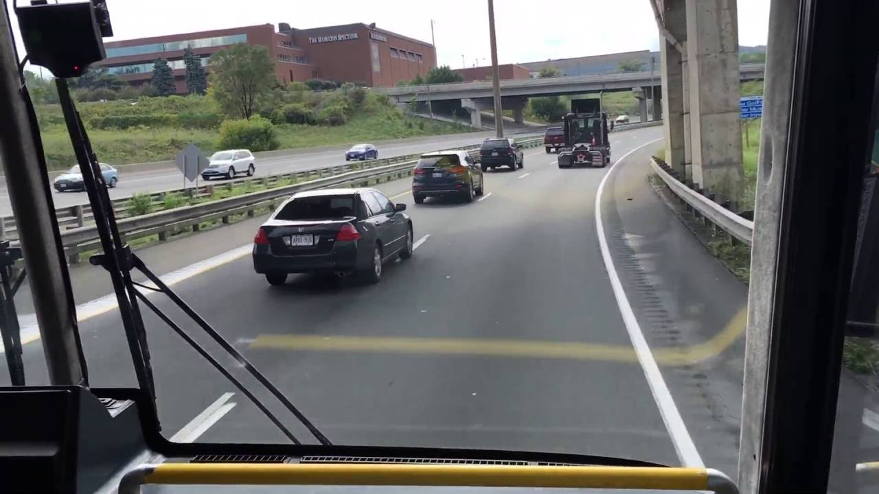 Driving West From Toronto: QEW/Highway 403 - YouTube