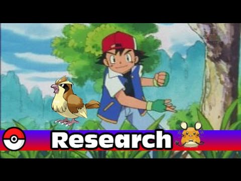 PokeResearch (What if) Ash caught that Pidgey in Route 1 - YouTube