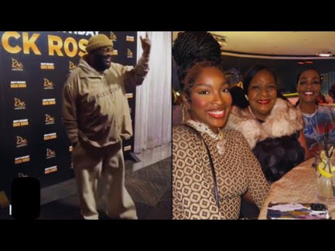 Rick Ross Celebrates His 49th B-Day In Las Vegas With Mom & Daughter ...