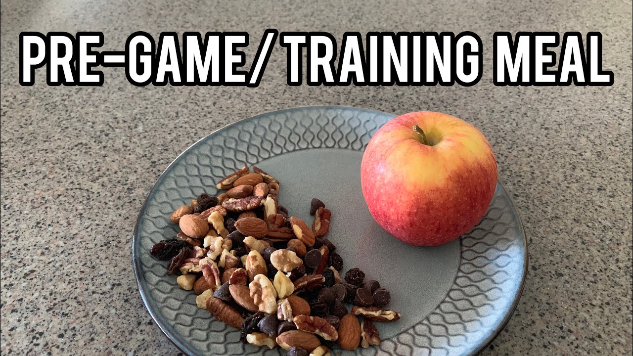My Pre-Game/Training Meal - YouTube