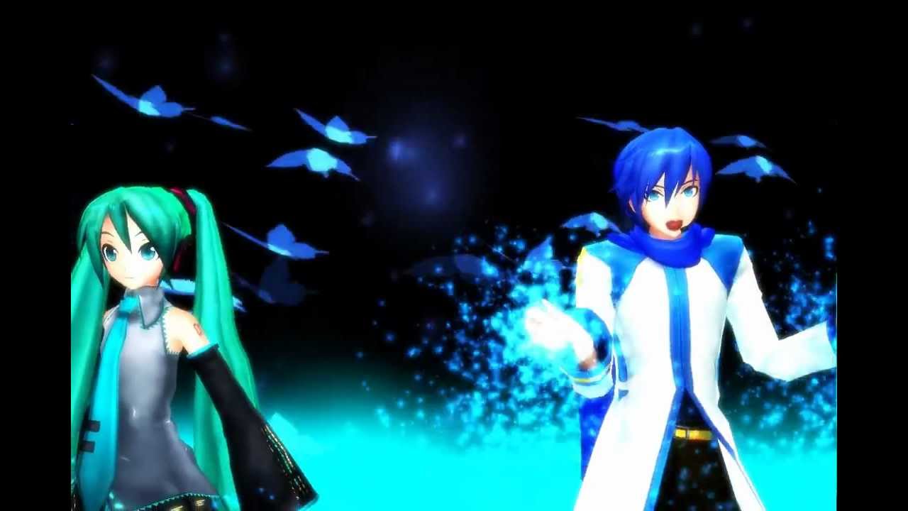 【MMD】 Butterfly On Your Right Shoulder 【KAITO*Miku】 - YouTube