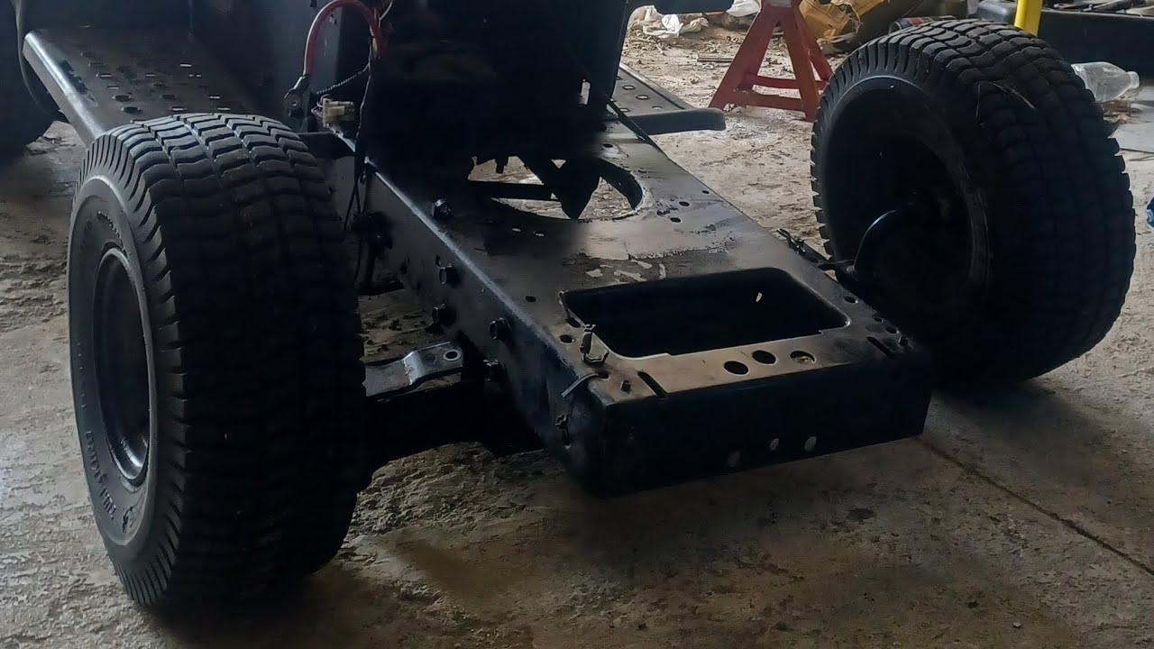 how to take Mower tire off rim without the correct tools. - YouTube