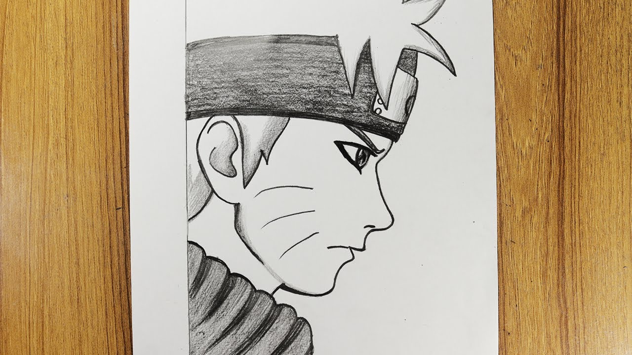 Easy Drawing Naruto Uzumaki step by step | Naruto Drawing easy for ...