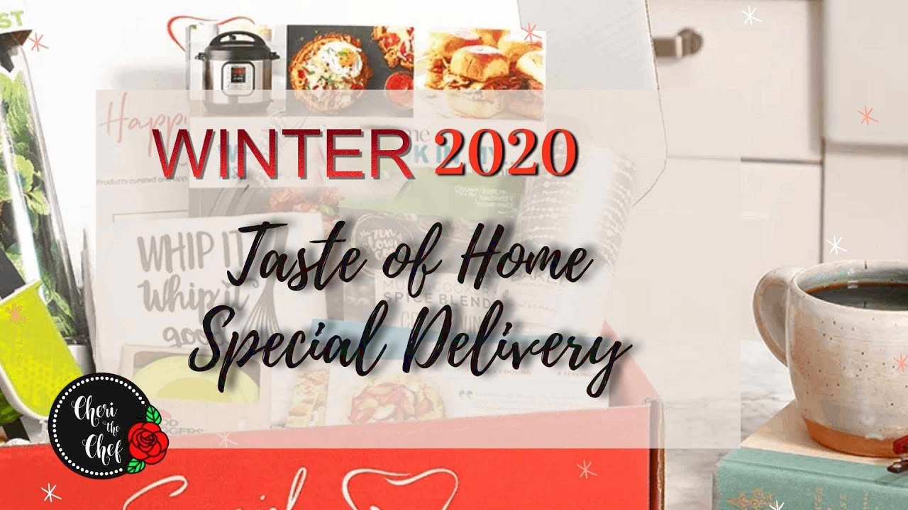 Taste Of Home Subscription Box | Winter 2020 - YouTube