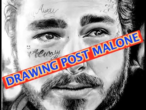 Drawing Post Malone - YouTube