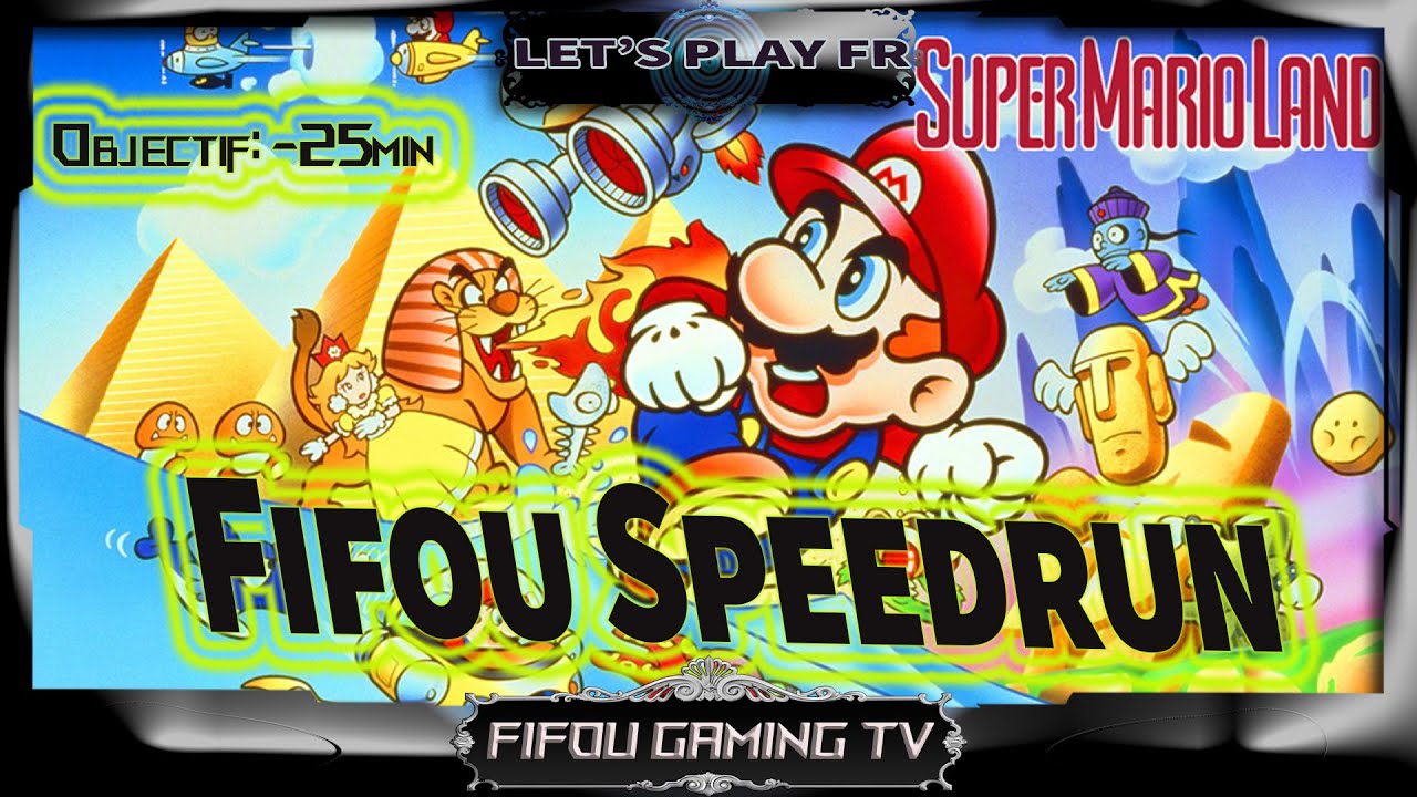 SUPER MARIO LAND | Fifou Speedrun Concept | Objectif: -25min - YouTube