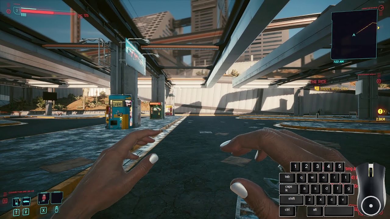 Cyberpunk 2077 'Fist Glide' Tutorial (on-screen keystrokes) - YouTube