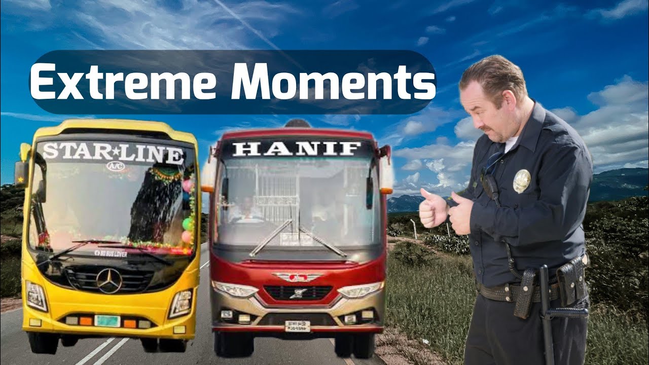 Extreme Bus Overtaking Battle 🔥 | Bus vs Bus Overtaking Challenge ...