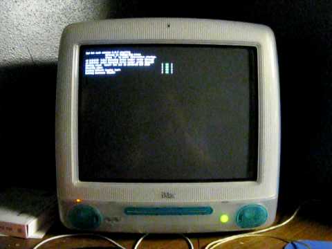 iMac G3 Reboot and Startup With Yellow Dog Linux 6.1 - YouTube