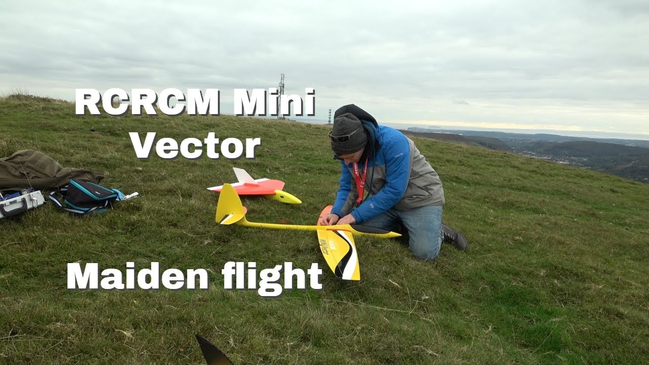RCRCM Mini Vector Maiden Flight - YouTube