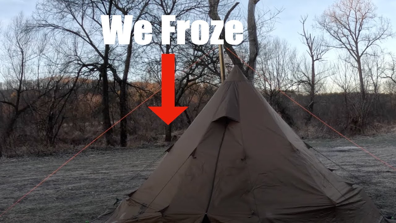Hot Tent Camping in Sub-Zero Temperatures - YouTube
