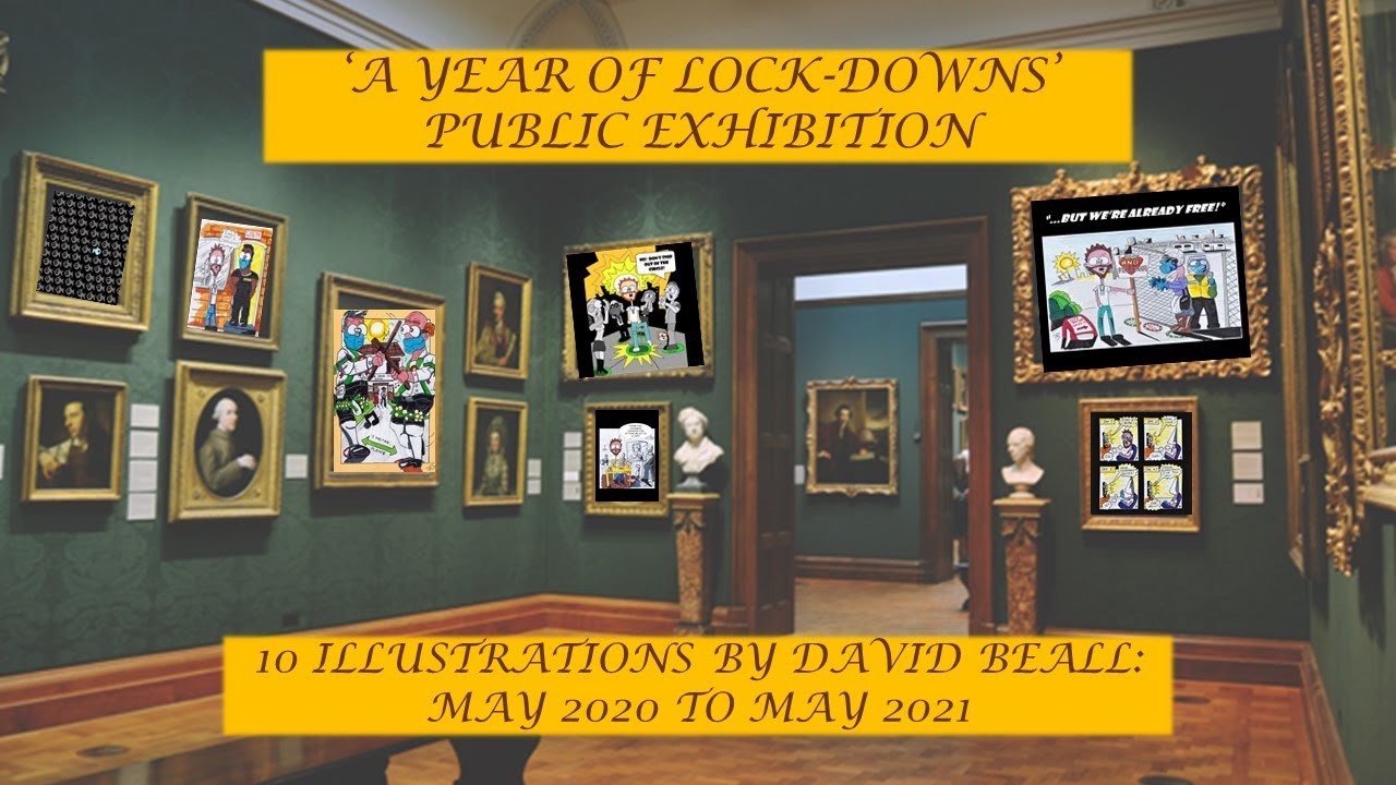 A Year of Lock-down Art: In 5 Minutes! - YouTube