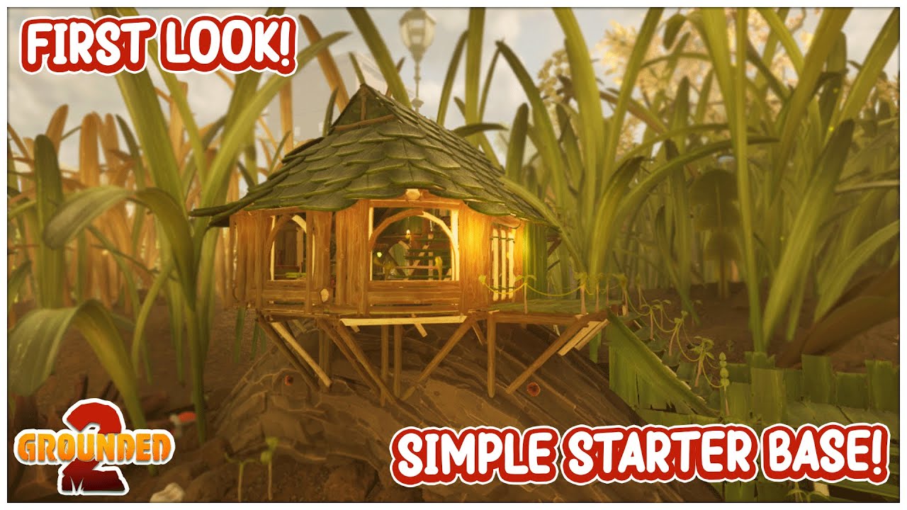 Simple Cozy Starter Base | Exploring Creative Mode | Grounded 2 Speed ...