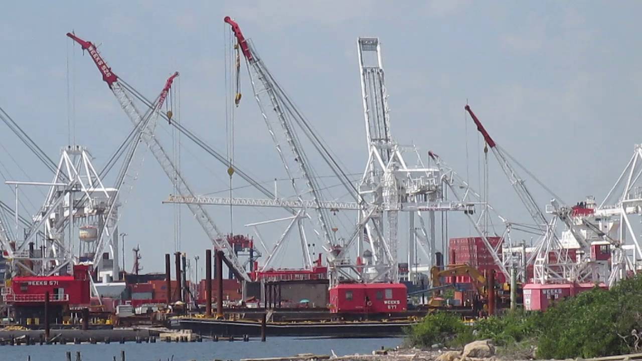 Weeks Marine yard, Greenville (Jersey City) New Jersey - YouTube