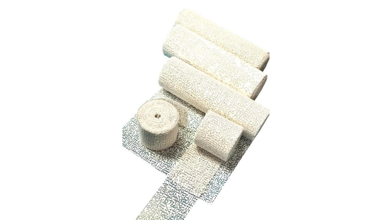Automatyczna nawijarka bandaża z gipsem (cewki) - Automatic plaster ...