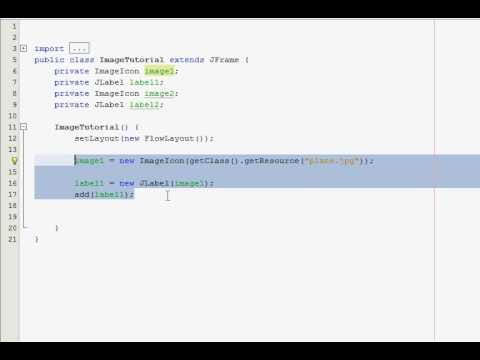 Java GUI Tutorial 3 - Adding images - YouTube