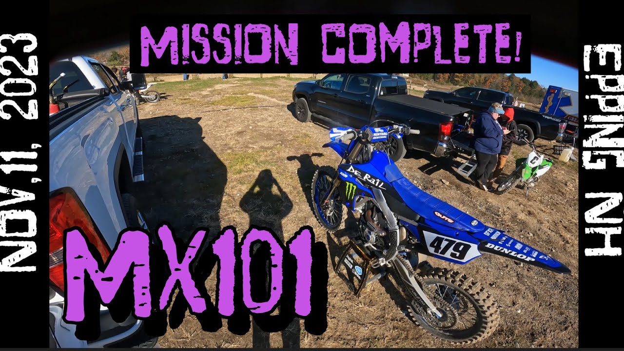 MX 101 Epping NH 11/11/2023 #gopro Track View #dirtbike #motocross #mx ...