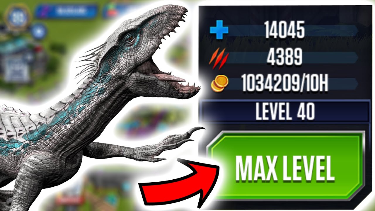 INDORAPTOR GEN 2 UNLOCKED MAX LEVEL 40 | Jurassic World: The Game - YouTube