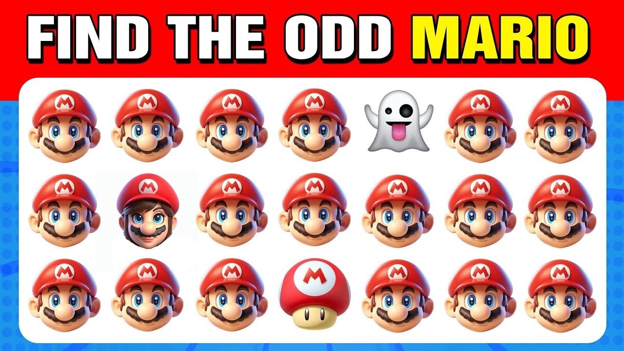Find the ODD One Out - Super Mario Edition 🍄| Super Mario Bros. Movie ...